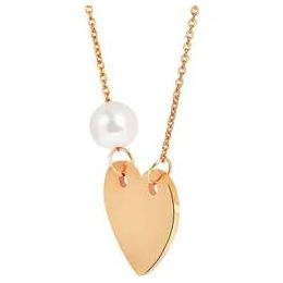 Adelia&acute;s Kette ohne Anh&auml;nger ADELIA ́S "Damen Halskette mit Anh&auml;nger &ndash; Herz aus Edelstahl", gold, Halsketten, Damen, 45cm, Edelstahl, Ein kleines Geschenk mit gro&szlig;er Wirkung