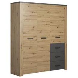 Kleiderschrank Home Affaire "Ambres", artisan eiche melamin, matera melamin, B:171cm H:212cm T:60cm, Schr&auml;nke, Kleiderschrank
