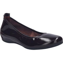 Ballerina Josef Seibel "Florina 05, bordeaux", Damen, Gr. 36, rot (bordeaux), Obermaterial: 100% Rindsleder Leather cow., Schuhe Ballerina