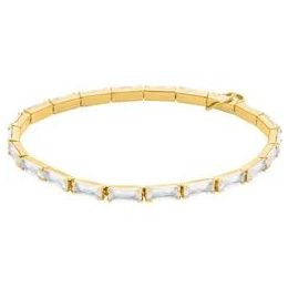 Armband Michael Kors "Schmuck Geschenk Metall PREMIUM", gelbgoldfarben, kristallwei&szlig;, kristallwei&szlig;, Armb&auml;nder, Damen, 16,5cm, Metall, Armband, mit Zirkonia (synth.)