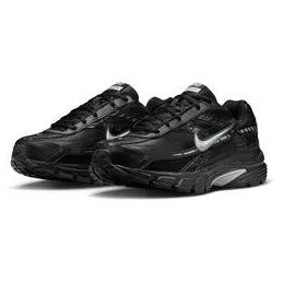 Sneaker Nike SPORTSWEAR "INITIATOR", Herren, Gr. 43, schwarz, metallic silber, schwarz, Leder, Textil, Schuhe Sneaker, inspririert vom Design des Nike P-6000