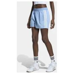 Shorts Adidas ORIGINALS "Adidas ORIGINALS SUMMER GLOW JEANS", Damen, Gr. L, N-Gr, light denim, normal, gr., Obermaterial: 100% Baumwolle, Hosen Shorts