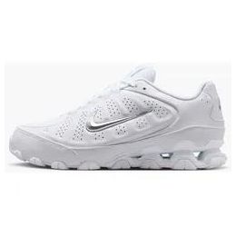 Sneaker Nike SPORTSWEAR "Reax 8 LTR", Damen, Gr. 42, wei&szlig;, metallic silber, pure platinum, Synthetik, Schuhe Sneaker, inspiriert vom Design des Nike Shox