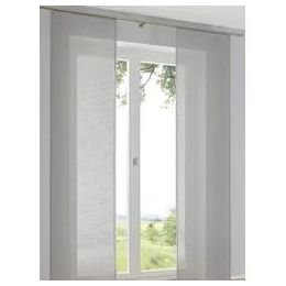 Kutti Schiebegardine HEINE HOME Gr. 2, anthrazit, B:60cm H:175cm, Polyester, Gardinen