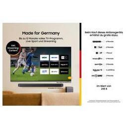 Samsung QLED-Fernseher "GQ65LS03HAU", Energieeffizienz: F (A-G), schwarz, 65 &prime;&prime;, Fernseher