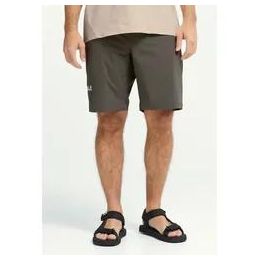 Outdoorsandale Jack Wolfskin "TAIGA SANDAL M", Herren, Gr. 47, schwarz, Synthetik, Schuhe Outdoorsandale