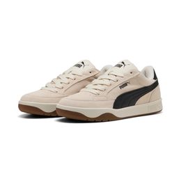 Sneaker Puma "PARK LT SD", Herren, Gr. 46, alpine snow, Puma schwarz, Leder, unifarben, Schuhe Sneaker, f&uuml;r Alltag, mit SOFTFOAM+ D&auml;mpfung, sportlicher Stil