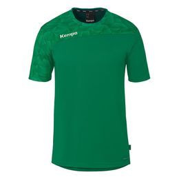 Trainingsshirt Kempa "Trainings-T-Shirt Athletics 29 Kids", M&auml;dchen, Gr. 116, gr&uuml;n (lagune), Obermaterial: 100% Polyester Pol. recyc.., Shirts