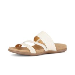 Pantolette Gabor "Pantolette", Damen, Gr. 36, creme, Schuhe Pantolette