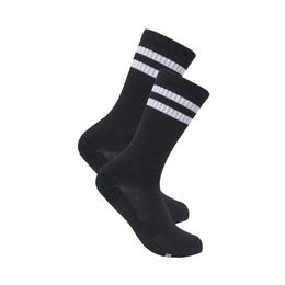 Only & Sons Freizeitsocken ONLY & SONS "ONSBASIC TENNIS SOCK 2 PACK NOOS", Herren, Gr. 43/46, schwarz pack:schwarz, Baumwollmischung, unifarben, Socken, Baumwollmischung