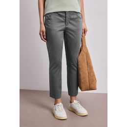 7/8-Hose Street One, Damen, Gr. 32, L&auml;nge 26, cilantro gr&uuml;n, Web, 97% Baumwolle, 3% Elasthan, unifarben, comfort fit 7/8-L&auml;nge, Hosen 7/8-Hose, 4-Pocket Style