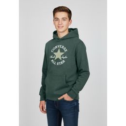 Kapuzensweatshirt Converse "CNVB DISSECTED CHUCK RLX FIT F", Jungen, Gr. 134/140, branch out, Obermaterial: 60% Baumwolle, 40% Polyester, normal, Rundhals, Sweatshirts, f&uuml;r Kinder