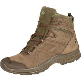 Wanderschuh HAIX "Black Eagle Nature GTX mid", Herren, Gr. 10.5, gr&uuml;n (olive), Obermaterial: 100% Rindnubukleder CNU., Schuhe Wanderschuh