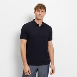 Poloshirt OLYMP "Casual", Herren, Gr. L, blau (marine), Piqu&eacute;, Obermaterial: 100% Baumwolle, Shirts