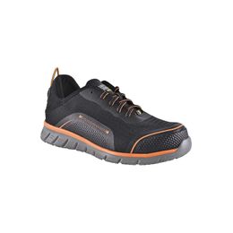 Sicherheitsschuh SAFETY JOGGER WORKS "Ligero 2 Low" Gr. 38, schwarz (schwarz, orange), 38, Obermaterial: 100% Synthetik synthetic., Schuhe