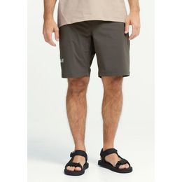 Outdoorsandale Jack Wolfskin "TAIGA SANDAL M", Herren, Gr. 40,5, schwarz, Synthetik, Schuhe Outdoorsandale