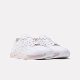 Trainingsschuh Reebok "NANO X5 EDGE", Damen, Gr. 37,5, wei&szlig;, muted mauve, Synthetik, Textil, Schuhe