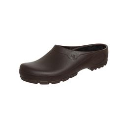Clog SALIHA "Gartenclogs Multi Clog offen", Damen, Gr. 35, braun, Obermaterial: 100% Polyurethan PU., Schuhe Clog