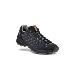 Wanderschuh Grisport "Halbschuhau", Damen, Gr. 46, schwarz (schwarz, marineblau), Obermaterial: 100% Textilmaterial TEXMAT., Schuhe Wanderschuh