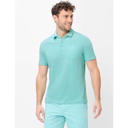 Poloshirt Brax "Style PAVO", Herren, Gr. L (52), gr&uuml;n, 100% Baumwolle, Shirts