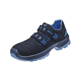 Sicherheitsschuh Atlas SCHUHE "Sicherheitsschuhe TX 360 ESD Weite 10" Gr. 40, schwarz (schwarz, blau), 40, Obermaterial: 100% sonstige Fasern AF., Schuhe