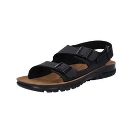Sandale Birkenstock "Kano", Damen, Gr. 36, schwarz, Obermaterial: 100% sonstige Fasern AF., Schuhe Sandale