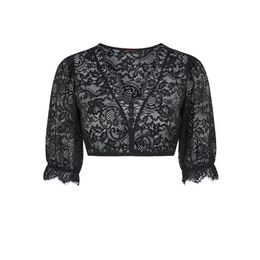 Dirndlbluse Nina von C. "Dirndl-Bluse halbarm Celine", Damen, Gr. 32, schwarz, Obermaterial: 87% Polyamid PA. 13% Elasthan EL., Blusen Dirndlbluse
