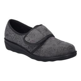 Hausschuh Josef Seibel "Nice 80", Damen, Gr. 38, grau, Obermaterial: 100% Synthetik synthetic., Schuhe Hausschuh