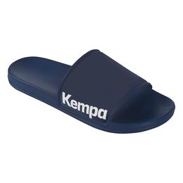 Badepantolette Kempa "Schuhe Badepantolette", Herren, Gr. 10.5, blau (marine, wei&szlig;), Obermaterial: 100% Polyurethan PU., Schuhe