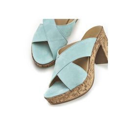 Lascana Pantolette 'Sommerschuh, offener Schuh, Sandalette, Mule,' blau Gr. 42 f&uuml;r Damen