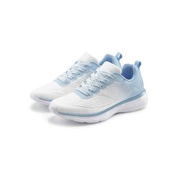 Lascana Sneaker 'Halbschuh, Freizeitschuh, Turnschuhe,' blau Gr. 40 f&uuml;r Damen