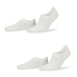Sneakersocken Hudson "Sneaker Only 2-Pack", Herren, Gr. 39-42, wei&szlig; (wei&szlig; 0008), Obermaterial: 75% Baumwolle CO. 23% Polyamid PA. 2% Elasthan EL., Socken Sneakersocken