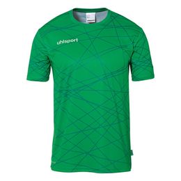 Trainingsshirt Uhlsport "Trainings-T-Shirt Prediction Kids", M&auml;dchen, Gr. 164, gr&uuml;n, Obermaterial: 100% Polyester Pol. recyc.., Shirts