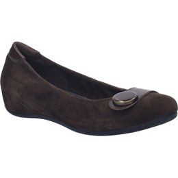 Ballerina Josef Seibel "Florina 06, brasil", Damen, Gr. 42, braun (brasil), Obermaterial: 100% Rindsleder Leather cow., Schuhe Ballerina