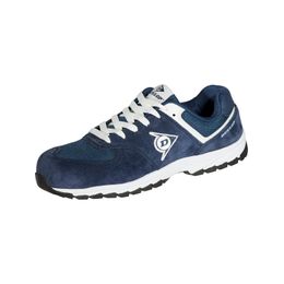 Sicherheitsschuh DUNLOP WORKWEAR "Flying Arrow" Gr. 47, blau (marine), 47, Obermaterial: 100% Rindsleder Leather cow., Schuhe