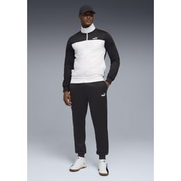 Trainingsanzug Puma "POLY COLORBLOCK SUIT", Herren, Gr. XL, Puma wei&szlig;, Trikot, Obermaterial: 100% Polyester, unifarben, regular fit, Sportanz&uuml;ge Trainingsanzug, ohne Kapuze