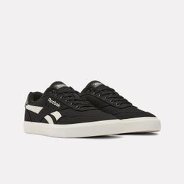 Sneaker Reebok CLASSIC "REEBOK COURT ADVANCE VULC", Herren, Gr. 41, schwarz, whisper wei&szlig;, Synthetik, Textil, Schuhe Sneaker