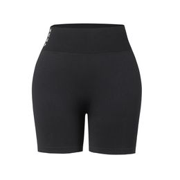 Shorts YEAZ "Shorts BLAZE", Damen, Gr. L, US, schwarz, Obermaterial: 90% Polyamid PA. 10% Elasthan EL., Hosen Shorts