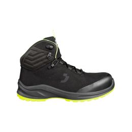 Sicherheitsschuh SAFETY JOGGER WORKS "Modulo Mid" Gr. 40, schwarz (schwarz, gr&uuml;n), 40, Obermaterial: 100% sonstige Fasern AF., Schuhe