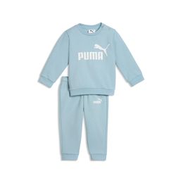 Trainingsanzug Puma "MINICATS ESS CREW SET FL INF", Jungen, Gr. 86, seafoam, Fleece, Obermaterial: 68% Baumwolle, 32% Polyester, unifarben, regular fit, Sportanz&uuml;ge Trainingsanzug, mit Kapuze, aus kuscheligem Fleecestoff