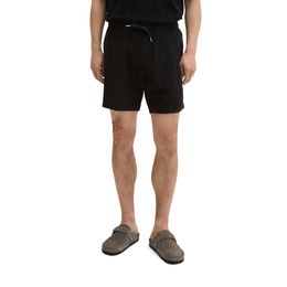 Marc O'Polo Shorts MARC O'POLO "aus weicher Bio-Baumwolle", Herren, Gr. L, Normalgr&ouml;&szlig;en, schwarz, Obermaterial: 100% Baumwolle, unifarben, regular fit kurz, Hosen Shorts