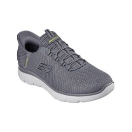 Wanderschuh Skechers "Summits", Damen, Gr. 40, grau, Obermaterial: 50% Rindsleder Leather cow. 50% Lammleder LEL., Schuhe Wanderschuh