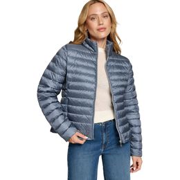 Steppjacke Zero "Damen mit Stehkragen", Damen, Gr. 34, flint stone, Web, Obermaterial: 100% Polyamid. Futter: 100% Polyamid. F&uuml;llung:, gl&auml;nzend, figurbetont, Jacken Steppjacke