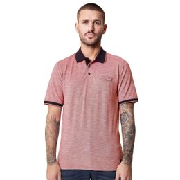 Poloshirt Casamoda "Casamoda Polo-Shirt uni", Herren, Gr. L, rot (hellrot), 95% Baumwolle, 5% Elasthan, Shirts