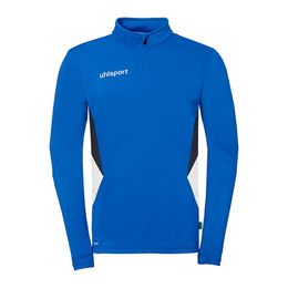Trainingspullover Uhlsport "1/4 ZIP TOP Equipe 29 Kids", Jungen, Gr. 152, blau (azurblau, wei&szlig;, marine), Obermaterial: 100% Polyester Pol. recyc.., Pullover