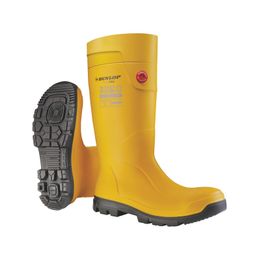 Sicherheitsstiefel Dunlop "Purofort TerraPRO Full Safety" Gr. 37, gelb, 37, Obermaterial: 100% Textilmaterial TEXMAT., Schuhe
