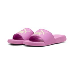 Badesandale Puma "POPCAT 20 BX", Herren, Gr. 37, mauve pop, apple spritz, Synthetik, bedruckt, Schuhe, f&uuml;r Strand, Pool und Freizeit, mit weichem Textil-Innenmaterial