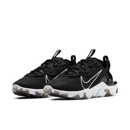 Sneaker Nike Sportswear "React Vision", Herren, Gr. 42, schwarz, wei&szlig;, schwarz, Synthetik, Textil, Schuhe Sneaker