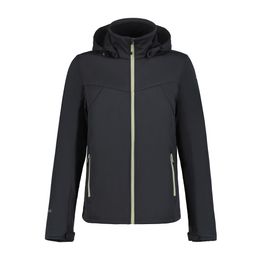 Outdoorjacke Icepeak "Icepeak Softshell jacke Biggs", Herren, Gr. 46, anthrazit, Stoff, 100% Polyester, normal, Jacken Outdoorjacke