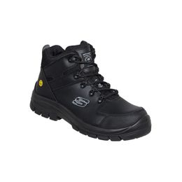 Arbeitsschuh Skechers "Pending" Gr. 39,5, schwarz, 39,5, Obermaterial: 100% Rindsleder Leather cow., Schuhe, Arbeitsschuh